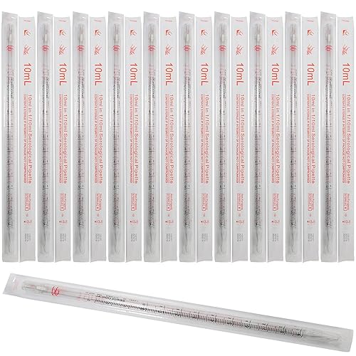 MEETOOT 20pcs Disposable Plastic Graduated Pasteur Pipette 10ml Plastic ...