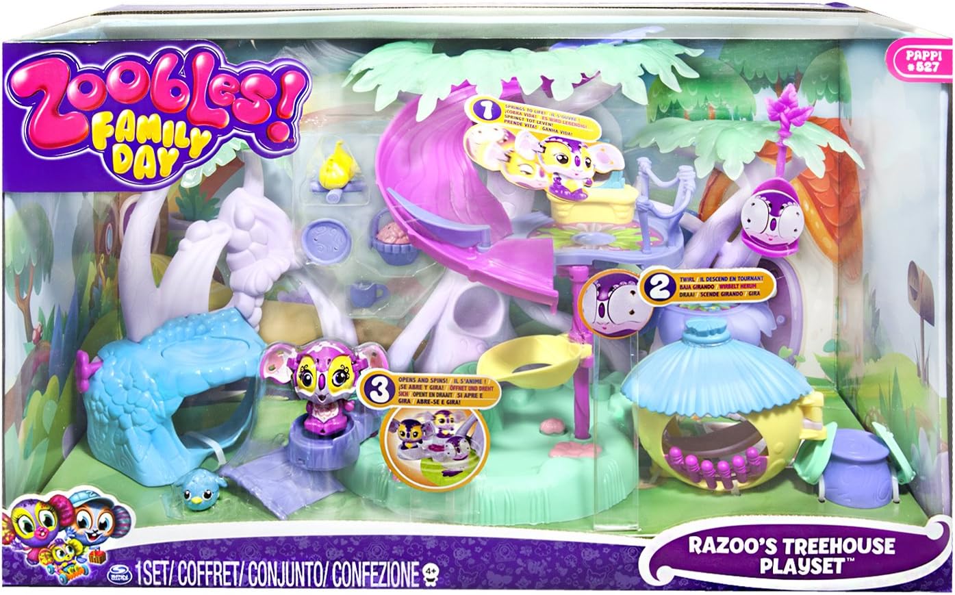 Zoobles - 6019161 - Poupée et Mini-Poupée - Maison Arbre: Amazon.fr ...