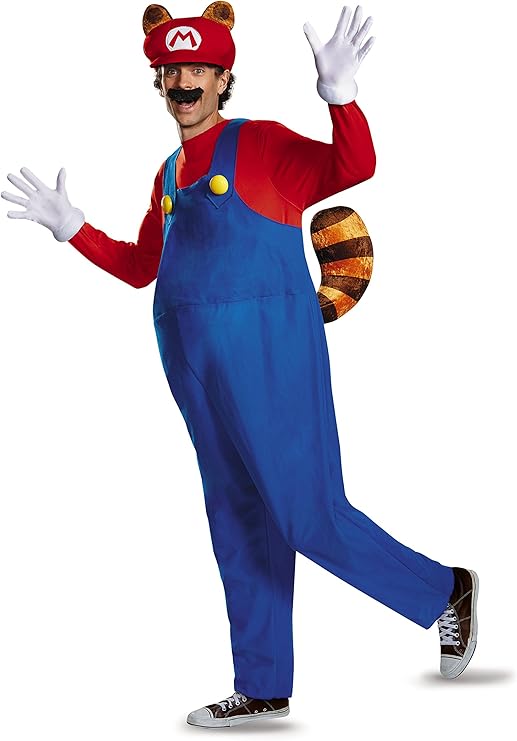 Disguise Adult Deluxe Mario Raccoon Costume: Amazon.ca: Clothing ...