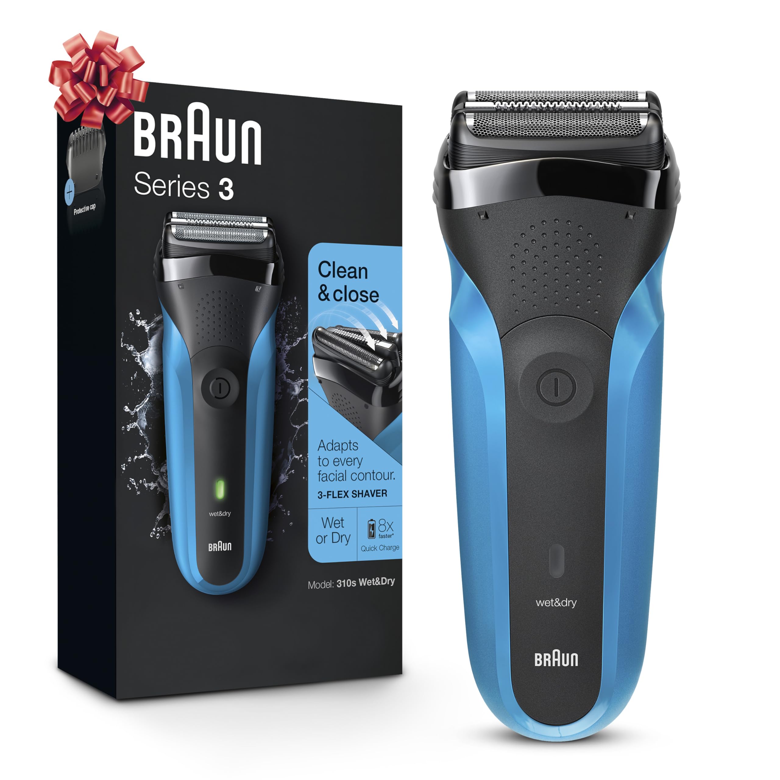 Braun Electric Razor for Men, Series 3 310s Electric Foil Shaver ...
