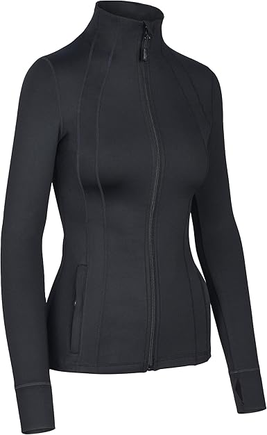 Workout Jackets for Women | Zip Up Jacket Women | Sports Slim Fit Yoga ...