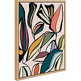 Amazon.com: Kate and Laurel Sylvie Buildings Framed Canvas Wall Art by ...