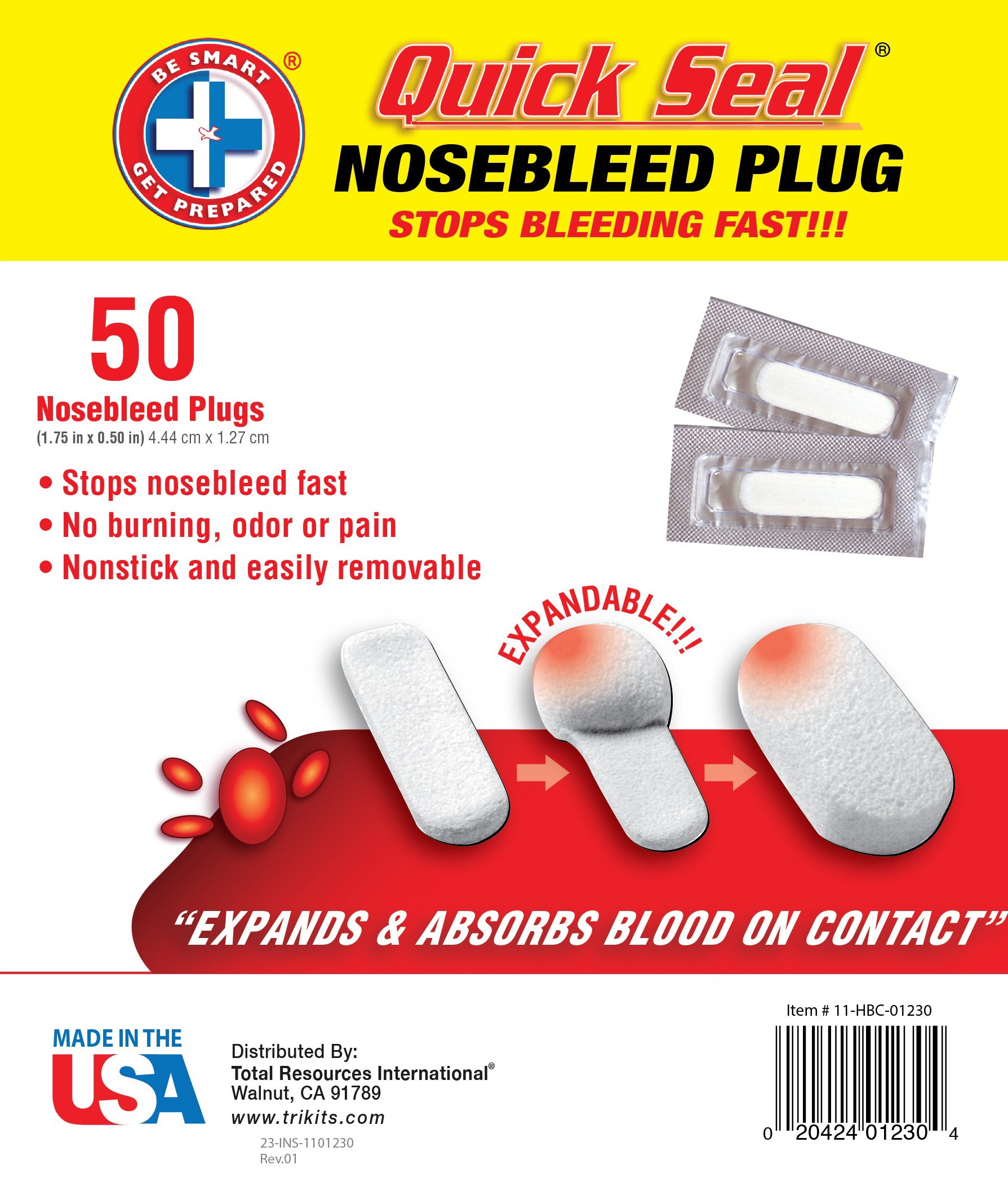 Amazon.com: BleedCEASE First Aid, White, 100 Count: Health & Personal Care