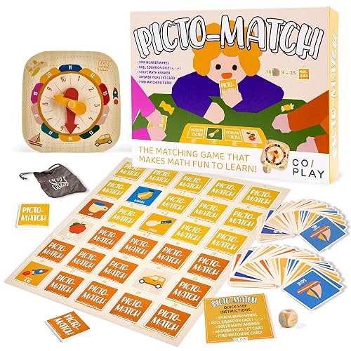 COI Play Picto-Match Board Game Set - Engage with Math,Vocabulary in ...