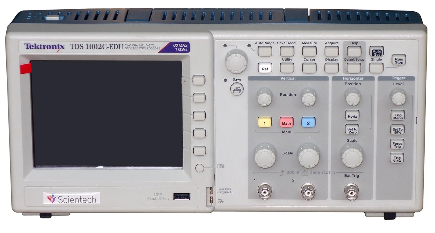 Tektronix TDS1002C-EDU - 60 MHz, 2 Channel, 1GS/s Digital Storage ...
