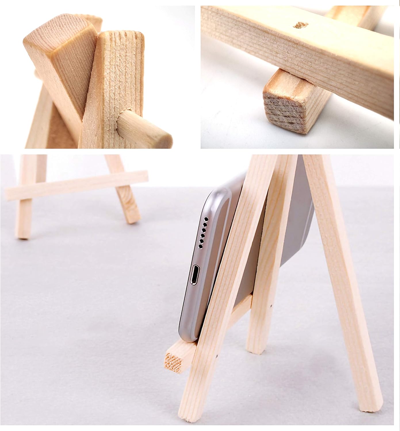 10 Mini Wooden Easel Display Stand Small Portable Table Top Easel ...