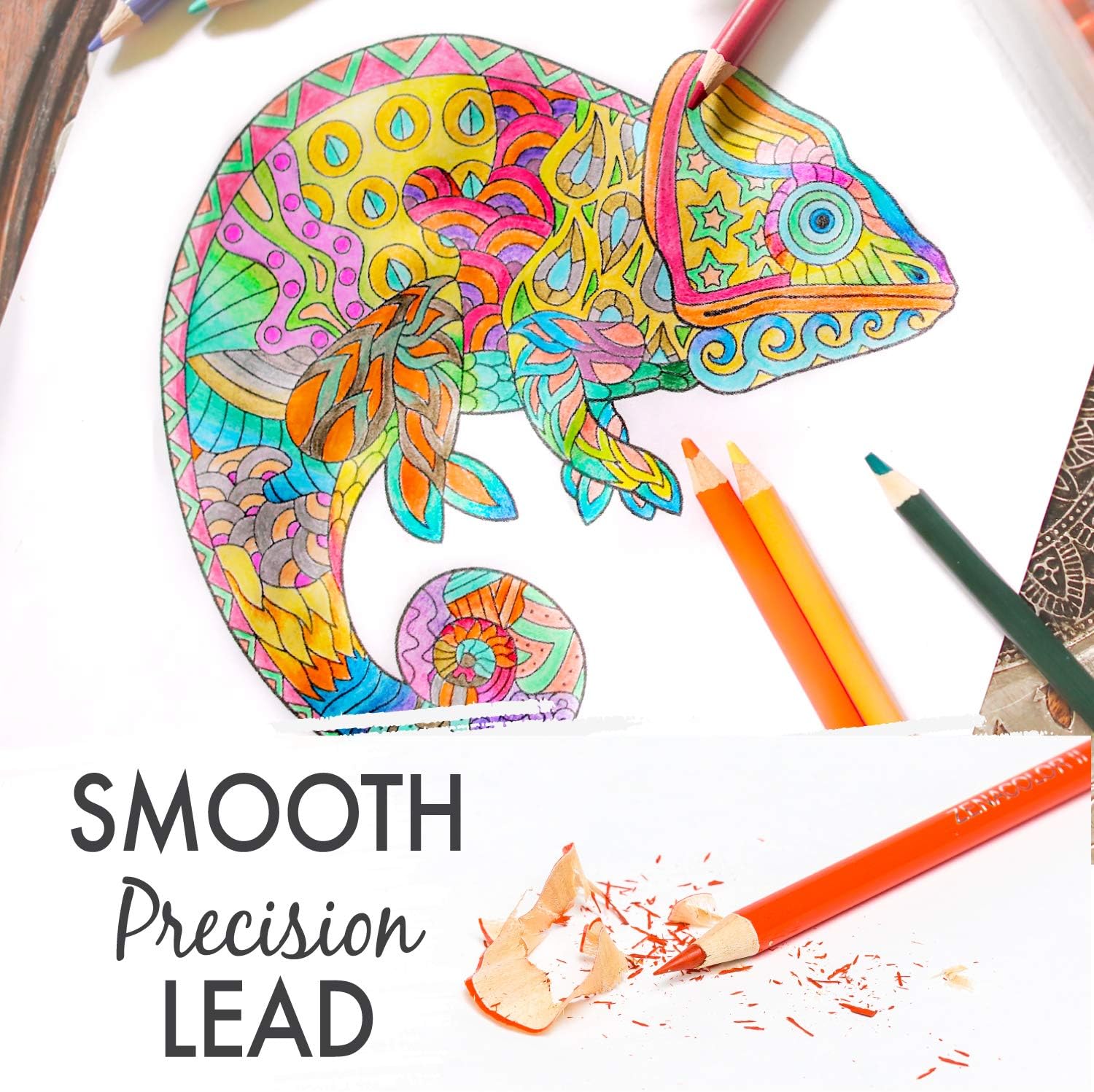 120 Zenacolor Colouring Pencils (Numbered) – Easy Storage ...