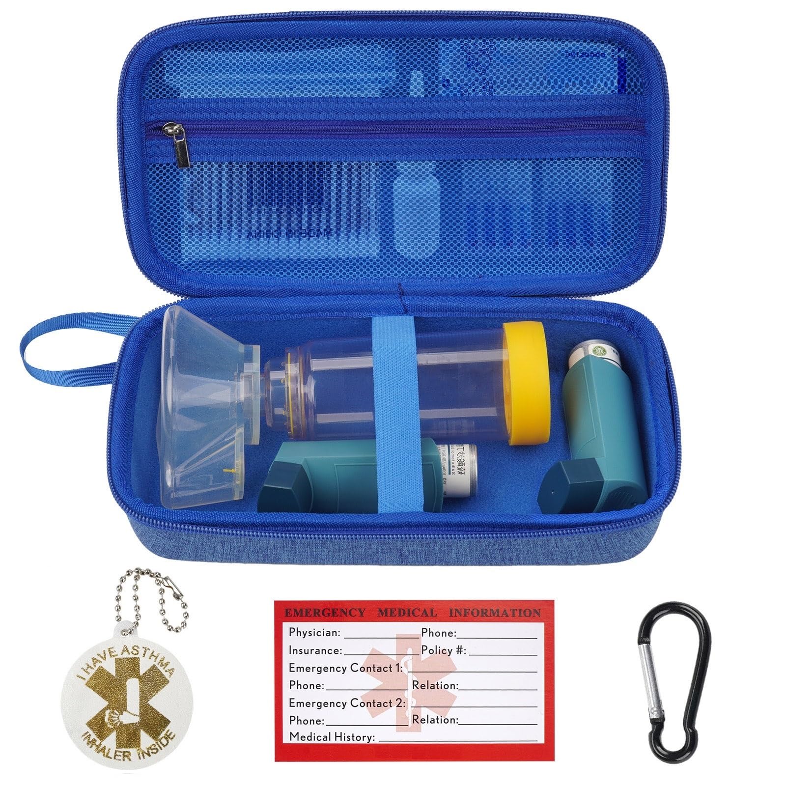 YouKnow Travel Carrying Case for Asthma Inhaler, Inhaler Spacer for ...