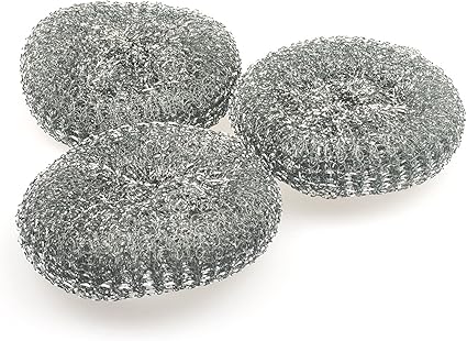 Amazon.com: Large Stainless Steel Sponge Set, Metal Sponge, Metal ...
