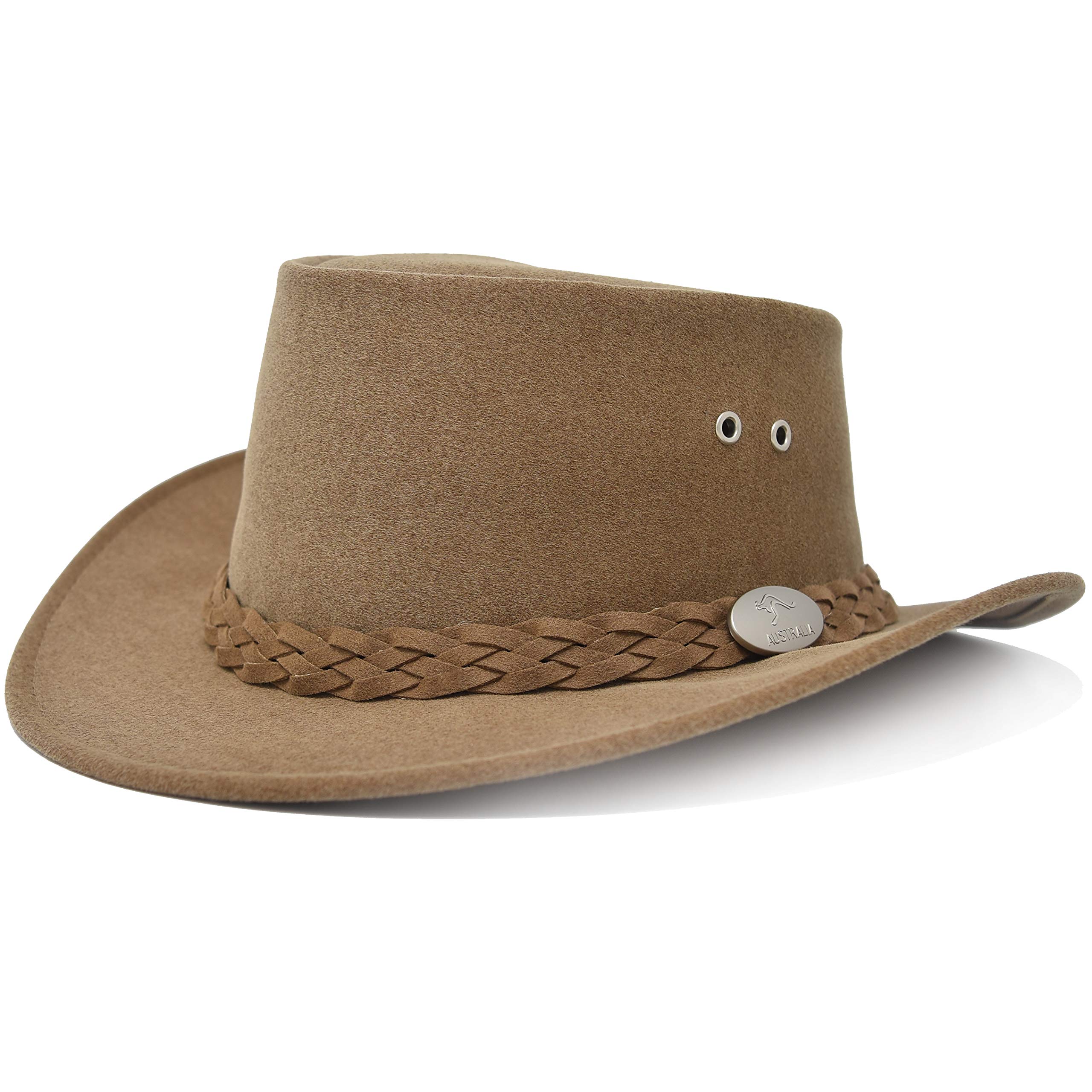 Buy Aussie Chiller Original Outback Bushie Cooling Hat with Soak Me ...