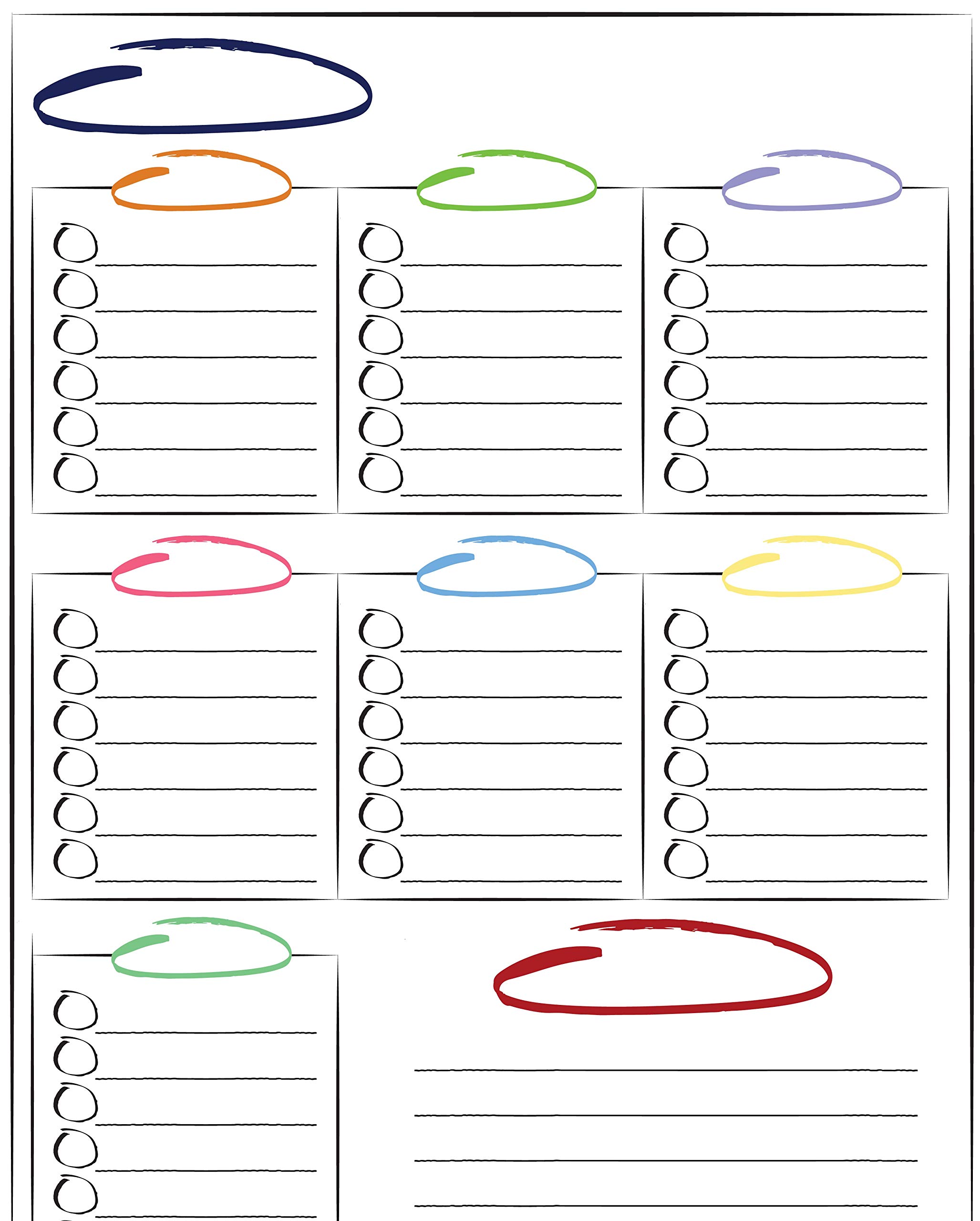 Buy Smart Fish Multi-Purpose Magnetic Daily & Weekly Dry Erase ...