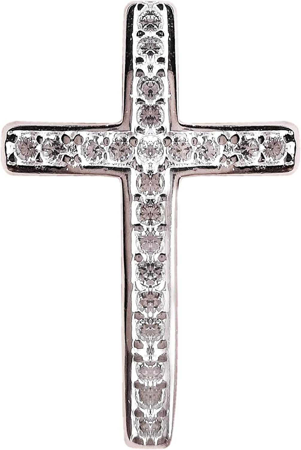 Cruz de plata pura 92.5% para Hombre y Mujer. Colgante Hecho por una ...