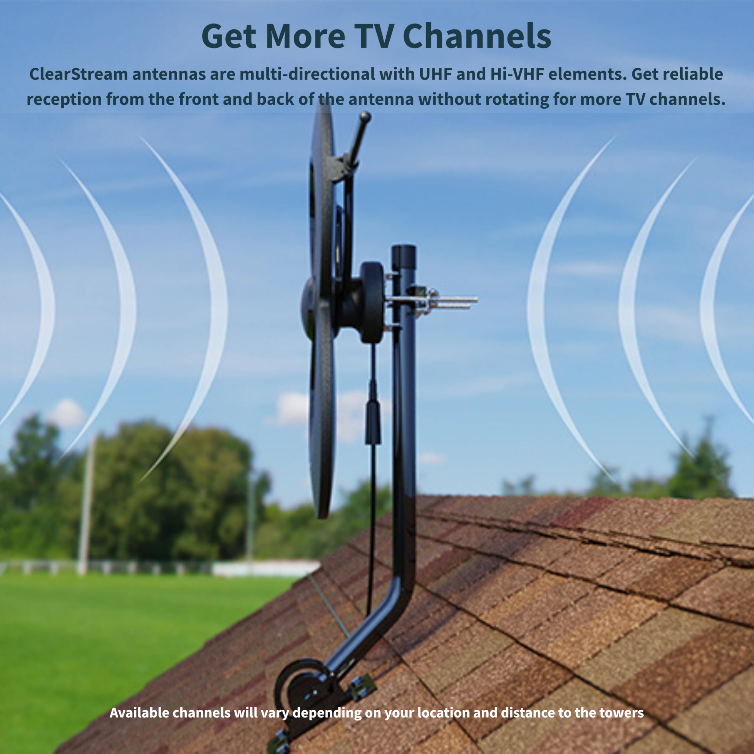 Mua Antennas Direct ClearStream 4MAX Indoor Outdoor TV Antenna, UHF VHF ...