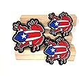 Amazon.com: el coquí Puerto Rico Flag Patch Ron on or sew on Boricua ...