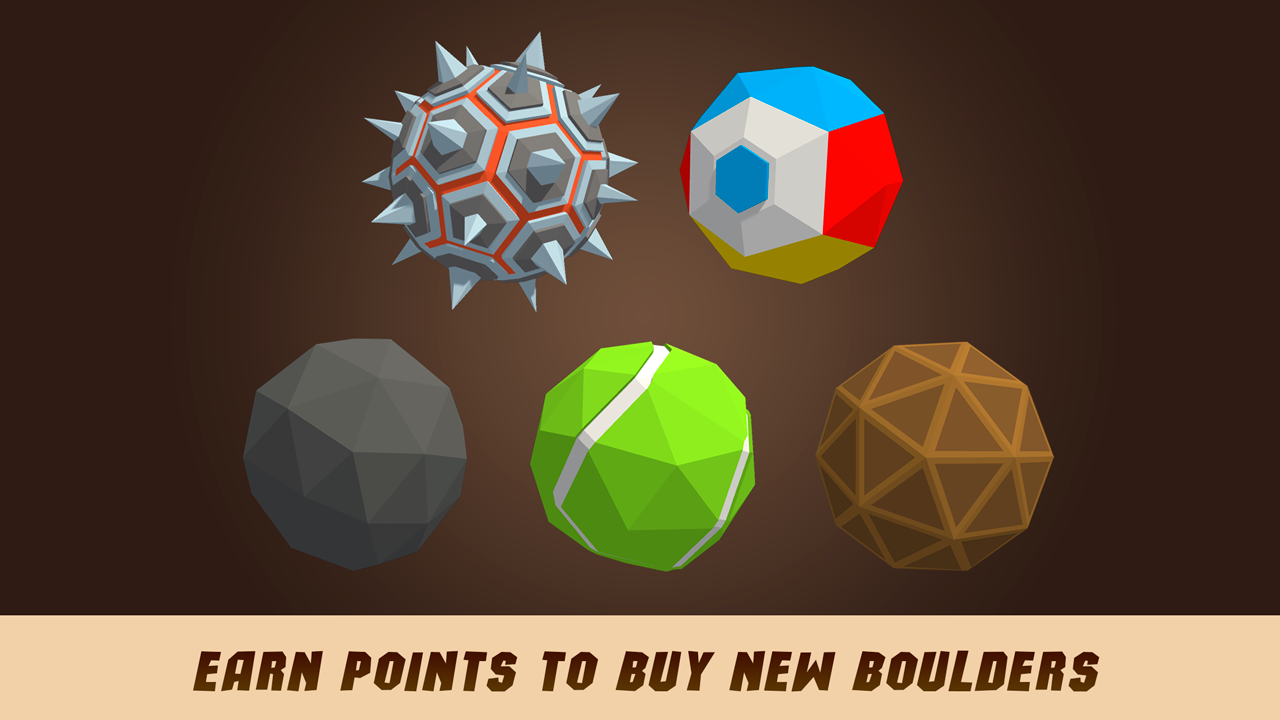 Giant Death Boulder: Dash Rolling Ball| Pixel World Giant Boulder Smash ...