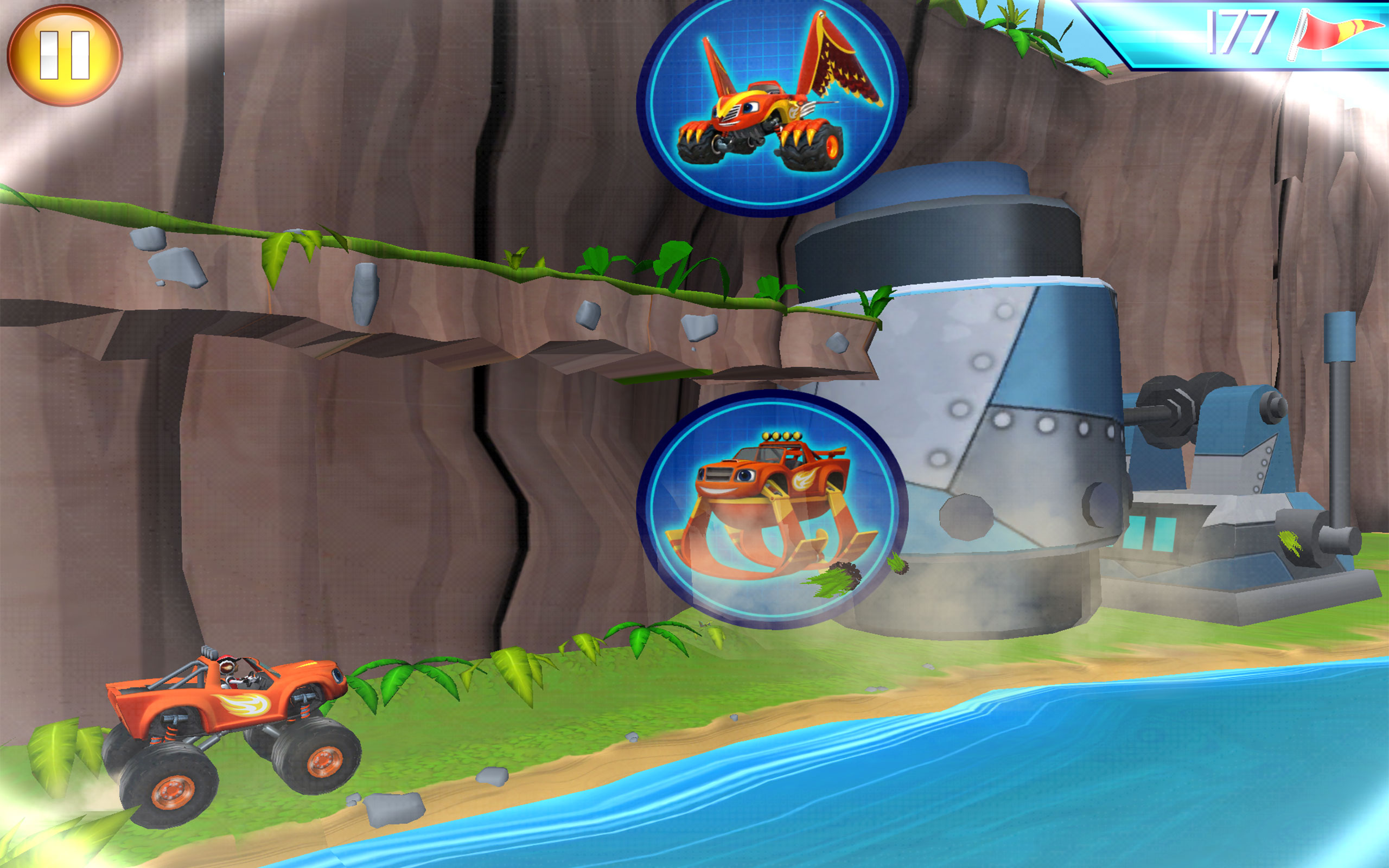 Blaze and the Monster Machines Obstacle Course Challenge:Amazon.com ...