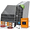Amazon.com : ECO-WORTHY 21.5KWH 4680W Solar Power Complete Kit for Home Shed: 24pcs 195W Mono ...