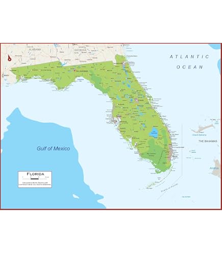 Mapa Grande Y Completo De Florida Mapa Político De La República