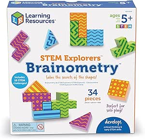 Amazon.com: Learning Resources STEM Explorers Brainometry - 34 Pieces ...