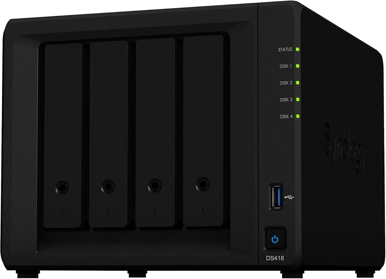 Synology DS418 32TB 4 Bay NAS Solution | Installed with 4 x 8TB Seagate ...