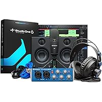Amazon.com: PreSonus AudioBox Studio Ultimate Bundle Complete Recording ...