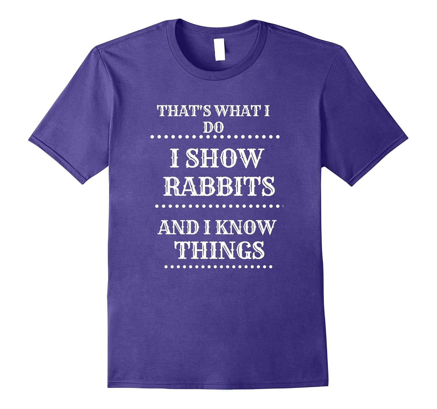 Show Rabbit T-Shirt for Rabbit Show Exhibitor-CL – Colamaga