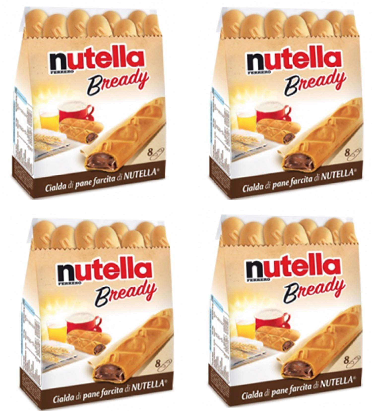 NUTELLA GLASS JAR, 21 Mini Nutella Jars inside with each 30 GRAMS, TOP ...