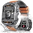 Amazon.com: Military Smart Watch for Men 3ATM Waterproof with Call/LED Flashlight 2.02" HD Big ...