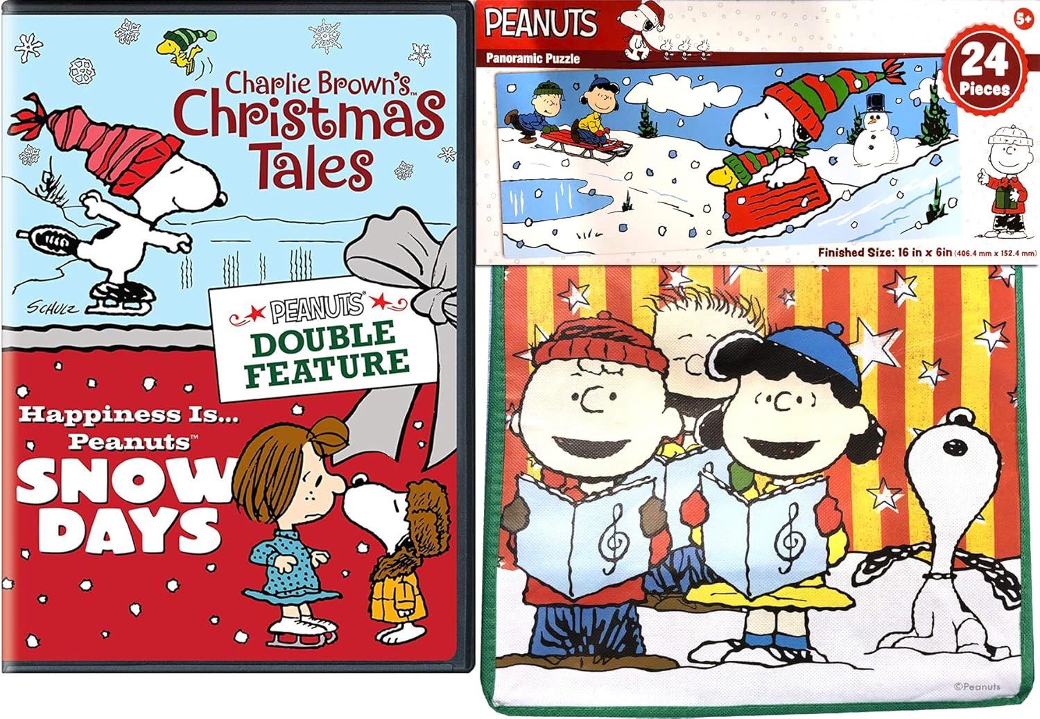 Chilly winter: Snow Days! Holiday DVD Pack Peanuts & Gang Charlie Brown ...