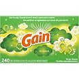 Amazon.com: Gain Dryer Sheets Laundry Fabric Softener, Original Scent ...