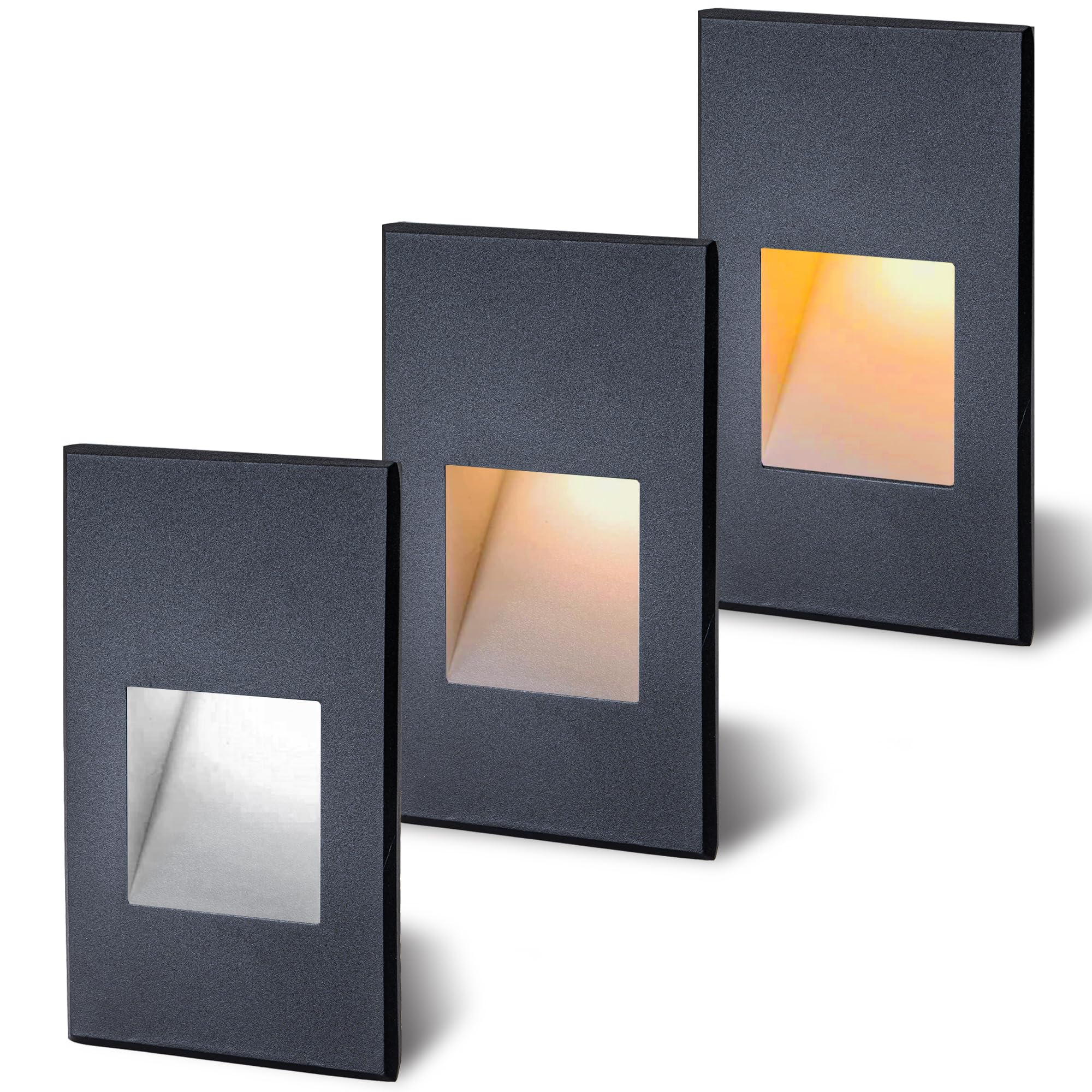 AXOTEXE Step Lights Outdoor Indoor 12V Low Voltage LED Stair Lights 3 ...