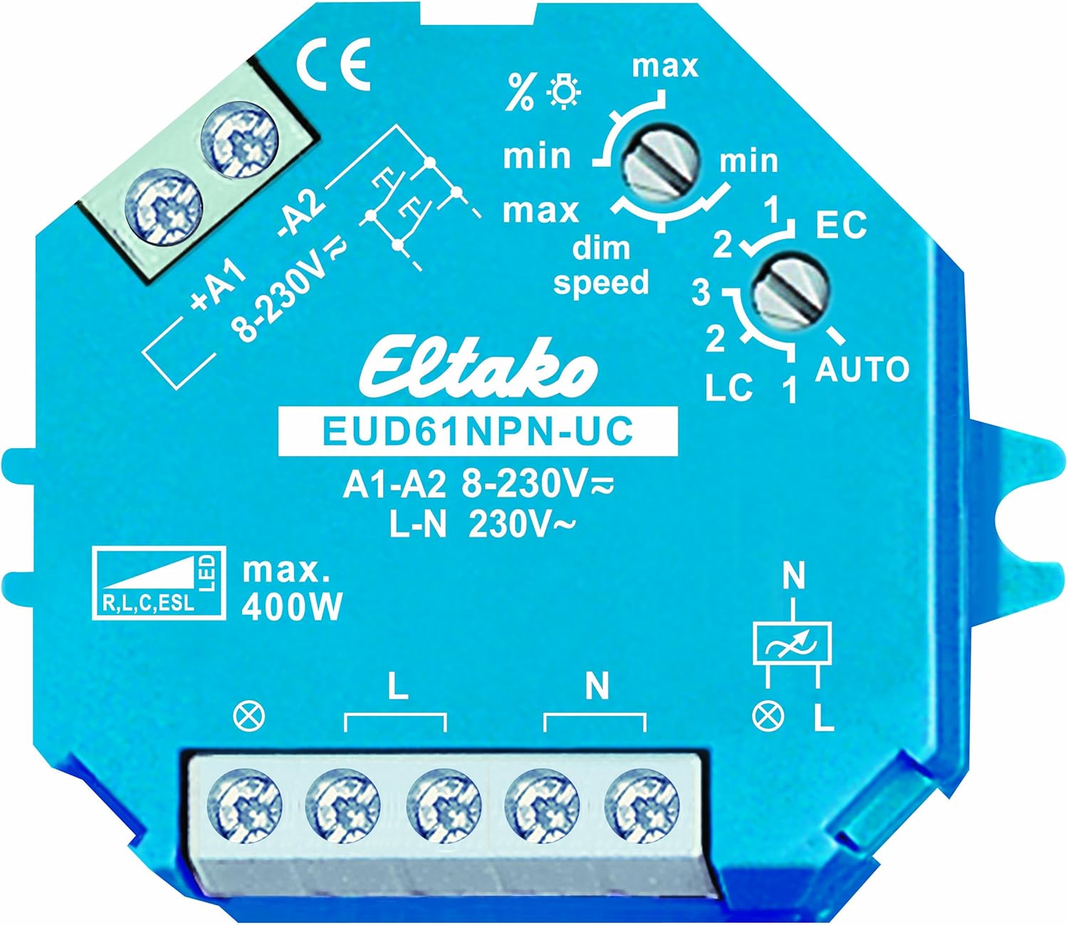 Eltako EUD61NPN-UC Universal-Dimmschalter: Amazon.de: Baumarkt