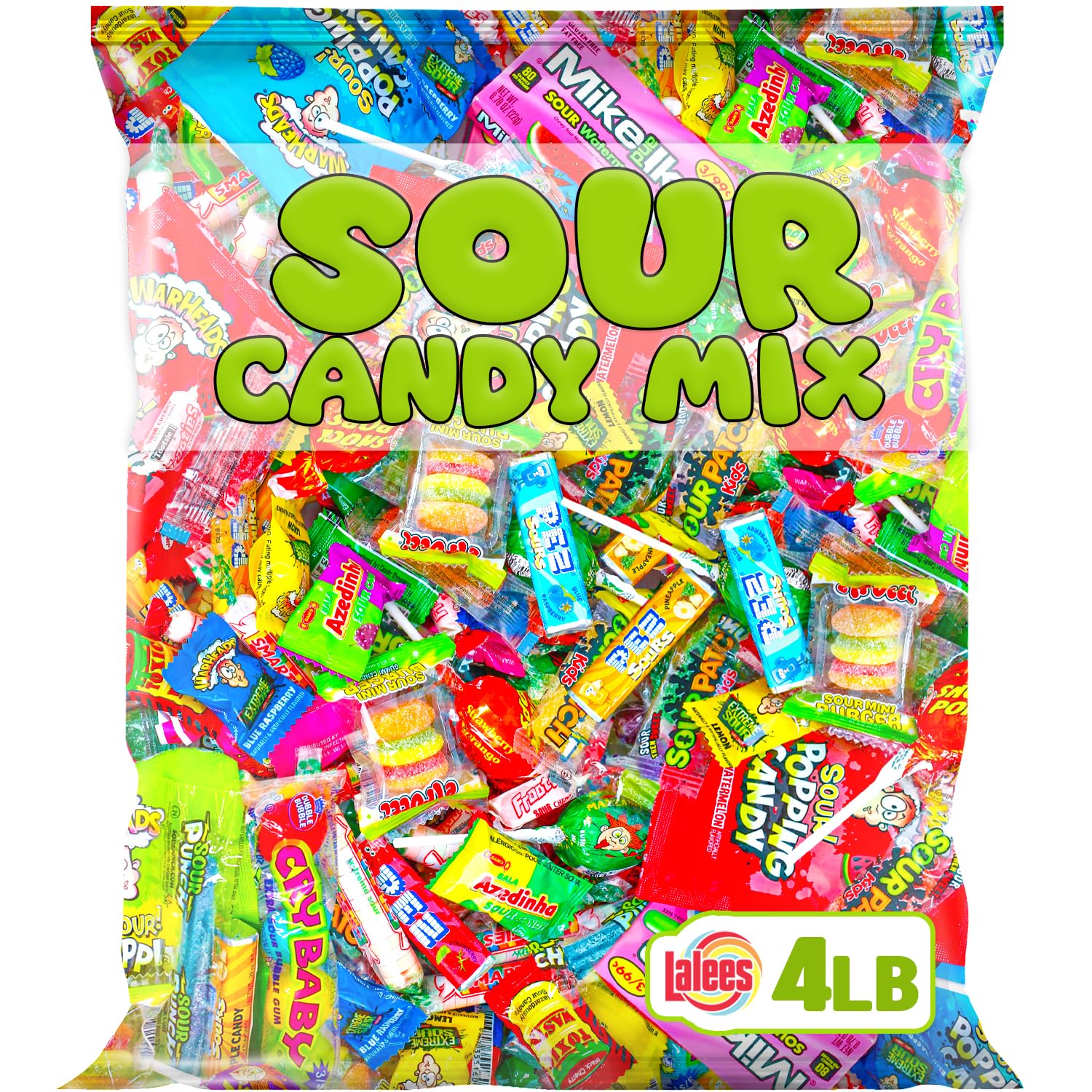 Mua Sour Candy Bulk - 4 Pounds - Sour Candy Variety Pack- Sour Candy ...