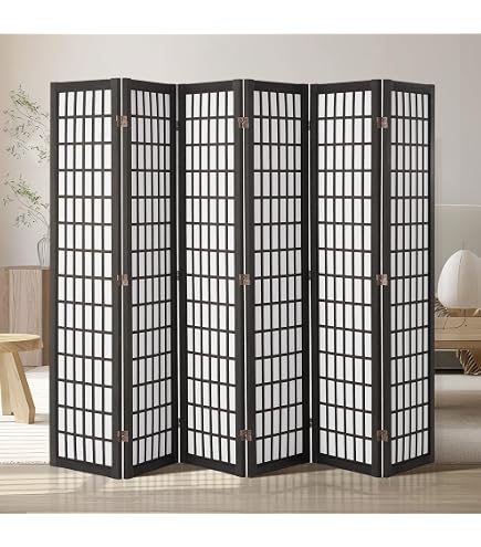 Black Square Room Divider