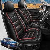 Amazon.com: Huidasource Ford Ranger 2019-2024 Seat Covers, 40/60 Split ...