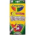 Amazon.com: Crayola Erasable Colored Pencils, Kids At Home Activities ...
