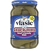 Amazon.com : Vlasic Snack'mms Sweet'n Crunchy Mini Pickles, 16 FL OZ ...