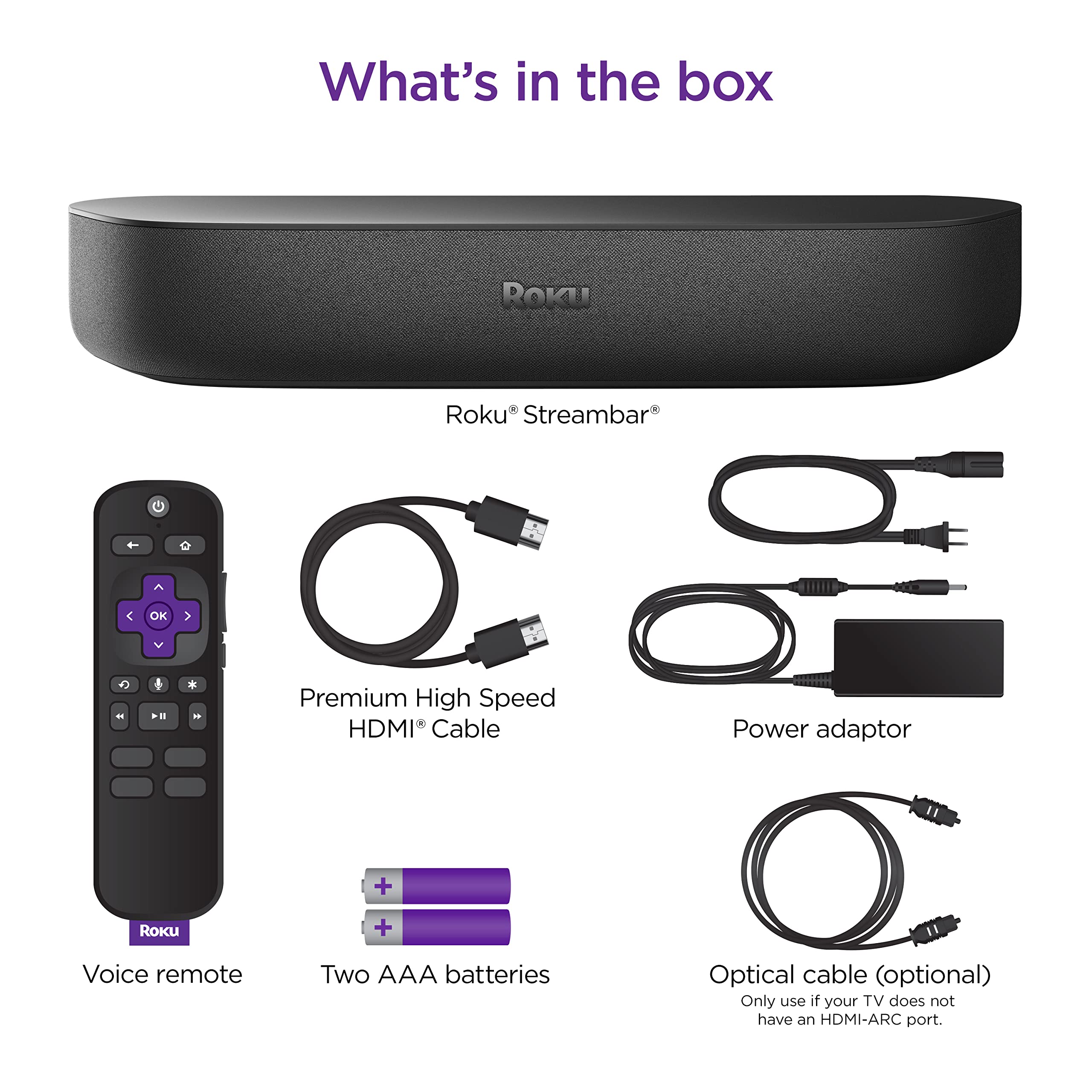 Mua Roku Streambar | 4K HDR Streaming Device & Premium Roku Soundbar ...