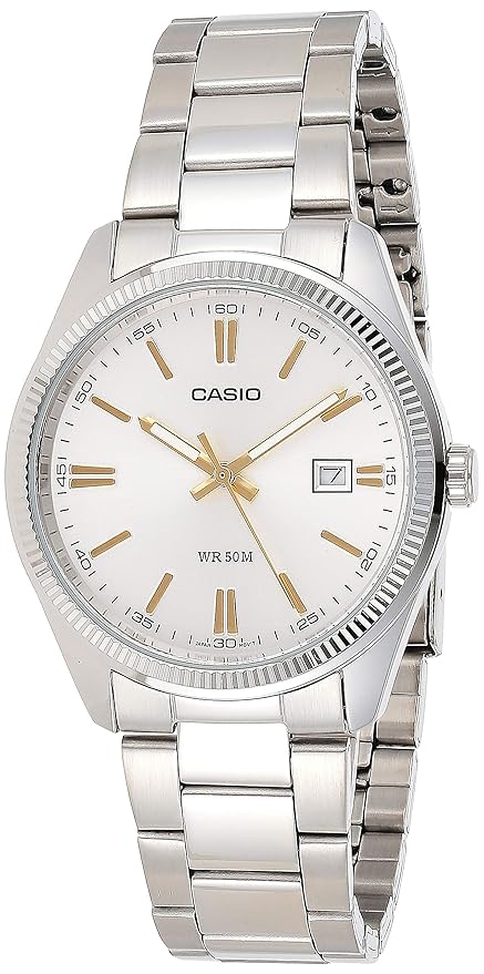 Buy Casio Enticer Analog Silver Dial Men's Watch - MTP-1302D-7A2VDF ...
