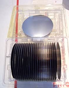 Amazon.com: 111 Silicon Wafers 100MM 4" Pc Chips Wafer Semiconductor ...