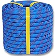 CRAYZA Double Braided Arborist Rigging Rope (1/2 in x 200 ft) Strong ...