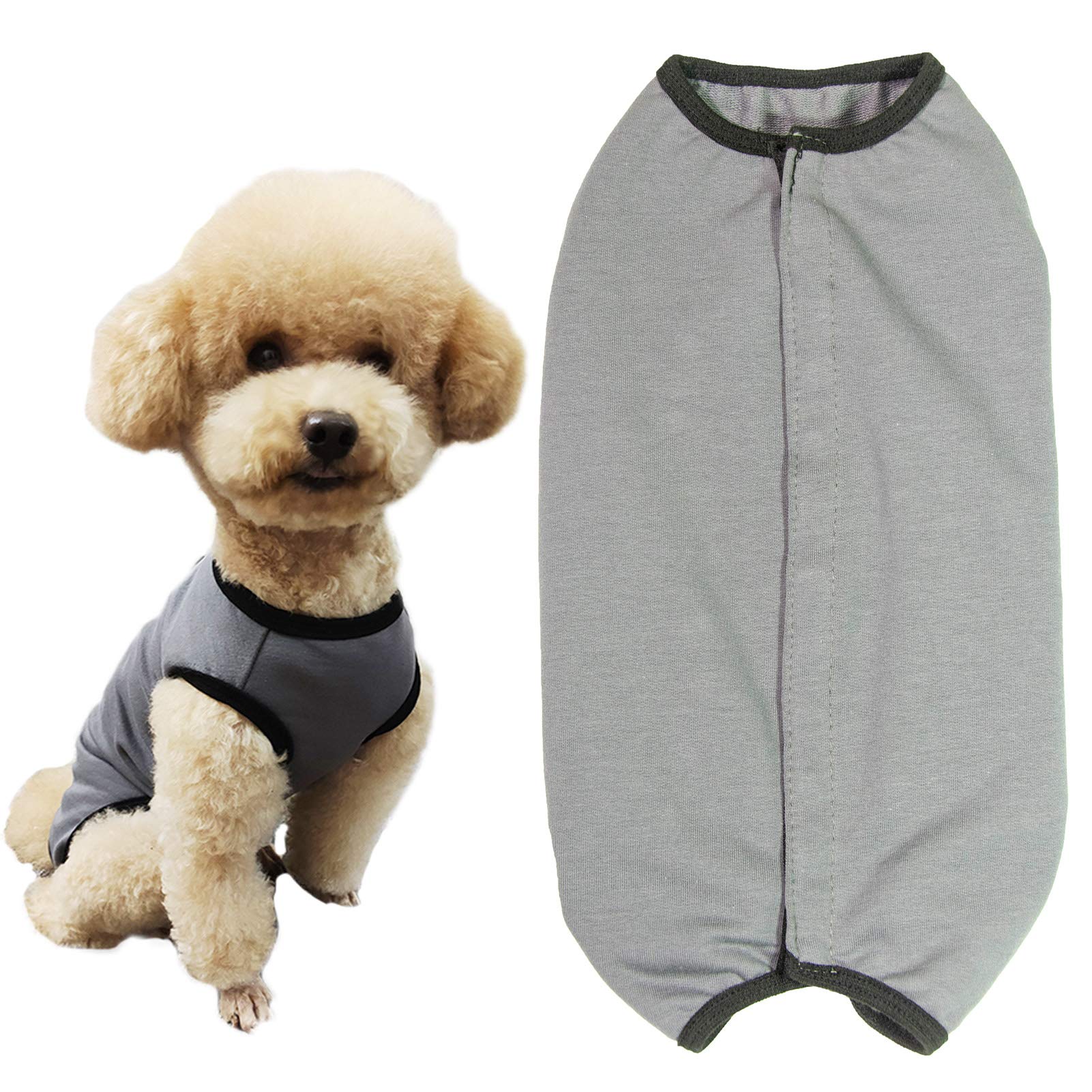 Dog’s Recovery Suit Post Surgery Shirt for Puppy, Wound Protective ...