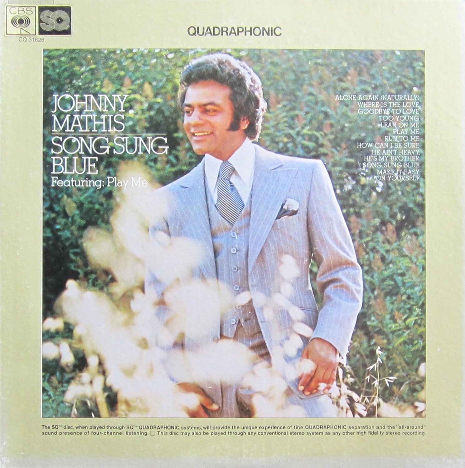 Johnny Mathis - CQ31626 LP Song Sung Blue VINYL - Amazon.com Music