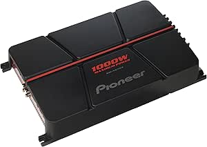Amazon.com: Pioneer GM-A6704 4-Channel Bridgeable Amplifier with Bass Boost,Black/red : Electronics