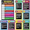 Tevxj 10 Pieces Reading Strategies Posters Educational Bulletin Board ...