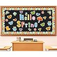 Amazon.com: Hello Spring Bulletin Board Set Spring Classroom Decoration ...