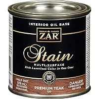 ZAR 12006 1/2PT Natura Stain, Premium Teak - Household Wood Stains ...