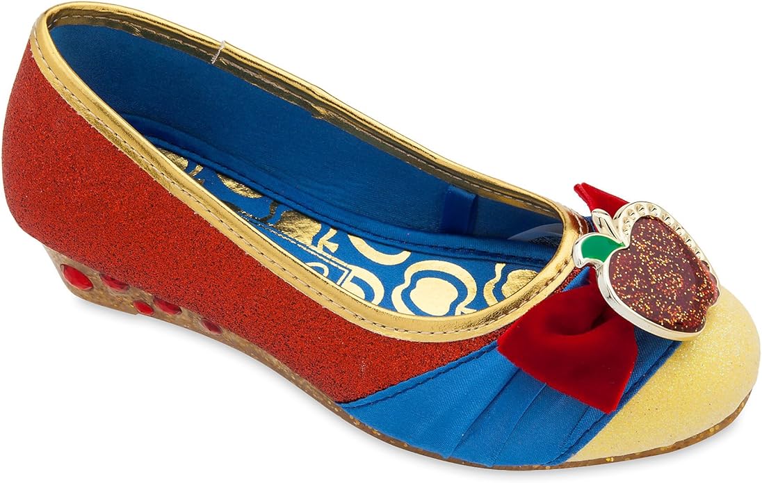 Amazon.com: Disney Snow White Costume Shoes for Kids Size 7/8 US: Shoes