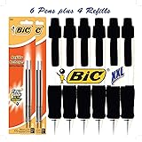 Amazon.com : BIC XXL Ball Pen, Refillable, Black, 12 Pens : Rollerball ...