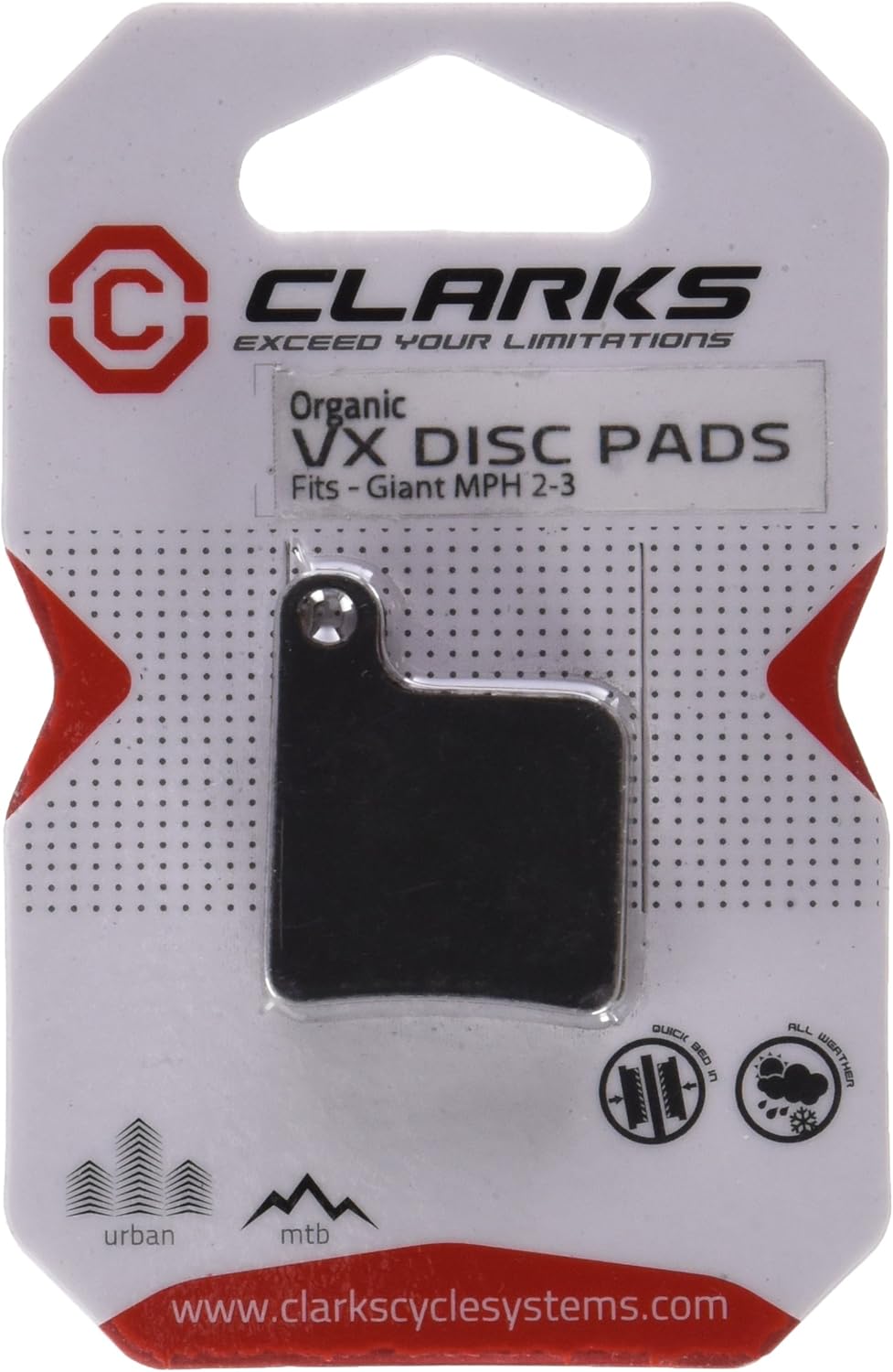 Clarks Giant Organic Disc Brake Pad – BigaMart